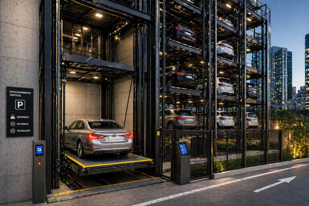 Sistemas de estacionamiento vertical en México